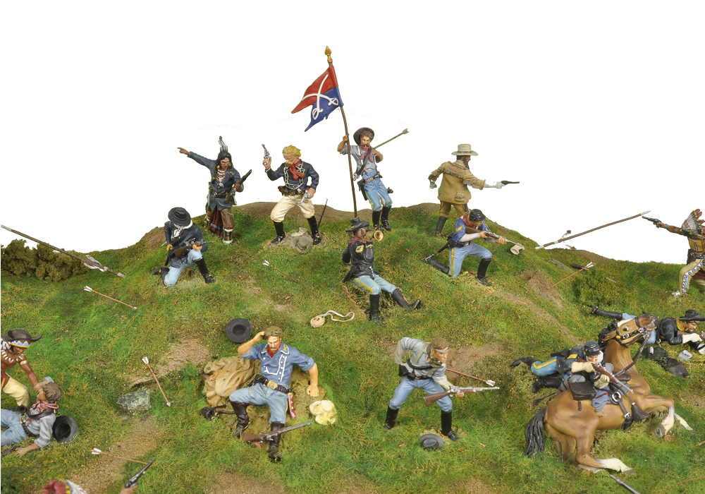 Custer s Last Stand DIORAMA BH1 1 1 32 Black Hawk Toy Soldier